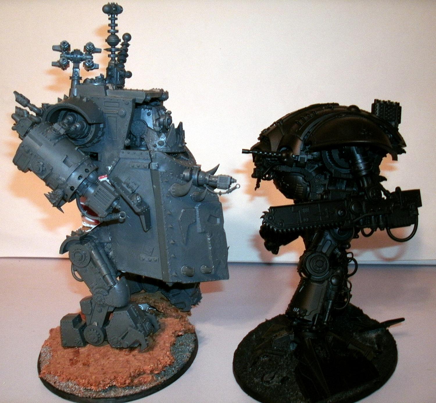 Conversion Gorkanaut Imperial Knight Morkanaut Orks Morkanaut Vs